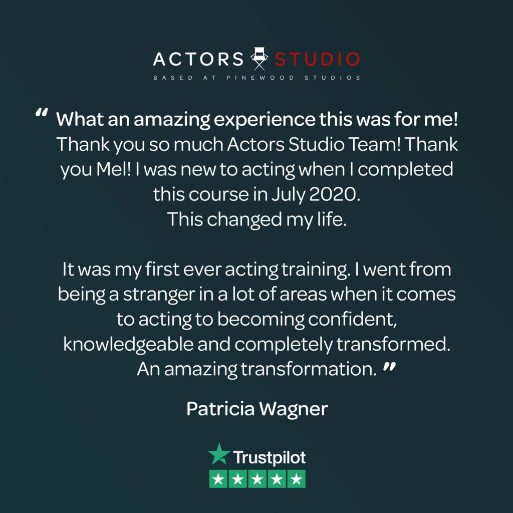 Mel Churcher's Intensive Screen Acting - Live Online Course - Actors Studio